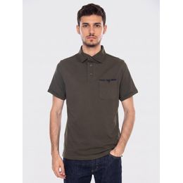 Barbour Shirt 'Premium Corpatch Tailored Polo Dark Olive' Herren Gr&ouml;&szlig;e XL gr&uuml;n