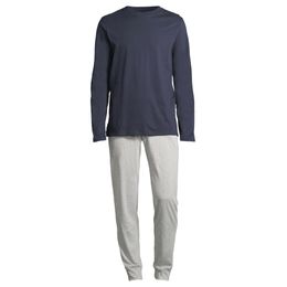 Schiesser Pyjama lang 'Night & Home' Herren Gr&ouml;&szlig;e XL grau