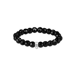 Thomas Sabo Armband Herren Gr&ouml;&szlig;e 15 schwarz / silber