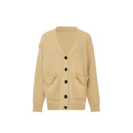 Caissa Strickjacke Damen Gr&ouml;&szlig;e M sand / gold