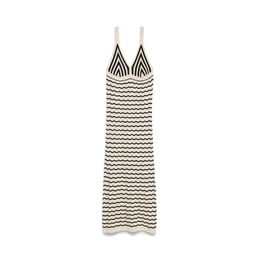 Vero Moda Kleid 'VMJanice' Damen Gr&ouml;&szlig;e L hellbeige / schwarz