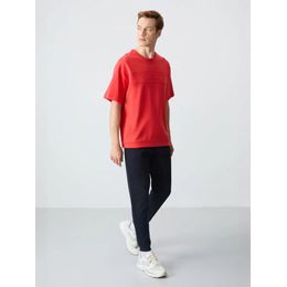 Tommy Life Jogginganzug Herren Gr&ouml;&szlig;e M rot / schwarz