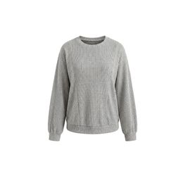 faina Sweater female size L Grey / White