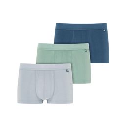 Jockey Boxershorts 'Hypersoft 360 2.5" Short Trunk - 3 Pack' Herren Gr&ouml;&szlig;e XL hellblau
