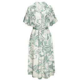 Vivance By Lascana Kleid Damen Gr&ouml;&szlig;e 42 jade / perlwei&szlig;