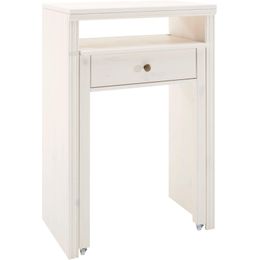 HEINE HOME Schreibtisch, Braun, Gr. 88x60x38 cm - 88x60x69 cm, Tische, Material: Kiefer