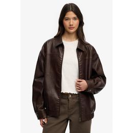 Superdry & Co Between-Season Jacket female size M Dark brown