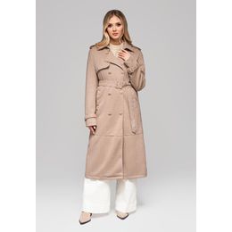 Ombre Mantel Damen Gr&ouml;&szlig;e L beige