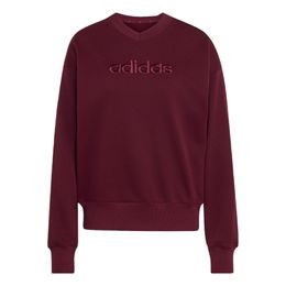 Adidas Sportswear Sportsweatshirt 'Seasonal Essentials' Damen Gr&ouml;&szlig;e 4XL weinrot / kirschrot
