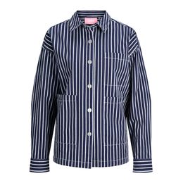 Jack & Jones JJXX Bluse 'JXLULA' Damen Gr&ouml;&szlig;e L blau / wei&szlig;
