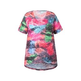 Angel Of Style Shirt Damen Gr&ouml;&szlig;e XL/XXL hellgrau / hellgr&uuml;n / koralle / weinrot