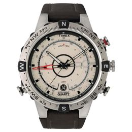 TIMEX Analoguhr Herren Gr&ouml;&szlig;e One Size beige / braun