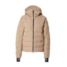 SOS Skijacke 'Fieberbrunn' Damen Gr&ouml;&szlig;e S taupe / schwarz