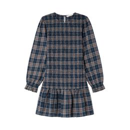 Springfield Kleid Damen Gr&ouml;&szlig;e 40 dunkelblau / grau Sommerkleid