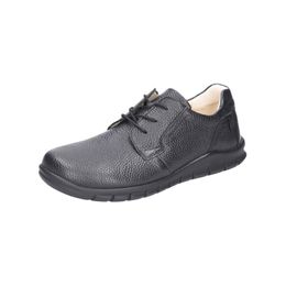 Waldl&auml;ufer Schn&uuml;rschuh 'Schn&uuml;rschuh Herren 366006 Glattleder in schwarz' Herren Gr&ouml;&szlig;e 46.5 schwarz