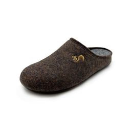 THIES Hausschuh 'THIES 1856 Recycled PET Slipper' Damen Gr&ouml;&szlig;e 41 braun