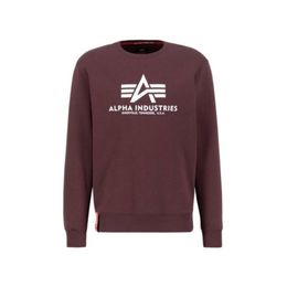 Alpha Industries Sweatshirt 'Basic Logo' Herren Gr&ouml;&szlig;e XXL dunkelrot