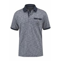 MAN'S WORLD Man's World Poloshirt Herren Gr&ouml;&szlig;e M dunkelblau / dunkelgrau