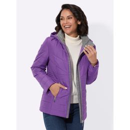 Heine Damen Steppjacke, Lila, Gr. 38, Steppjacken, Material: Polyester. Besatz: Polyester. Wattierung: Polyester