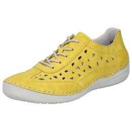 Rieker Schn&uuml;rschuhe '52517' Damen Gr&ouml;&szlig;e 40 gelb Sommerschuhe