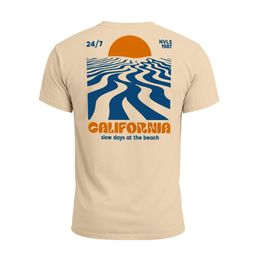 Neverless Shirt 'California Sunset' Herren Gr&ouml;&szlig;e XXXL beige