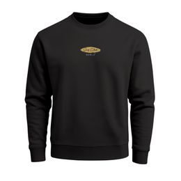 Neverless Sweatshirt 'Surfing Otter' Herren Gr&ouml;&szlig;e L schwarz