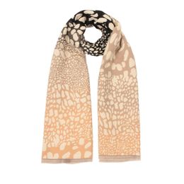 SAMAYA Schal 'Madar' Damen Gr&ouml;&szlig;e One Size beige / dunkelbeige / hellbraun / schwarz
