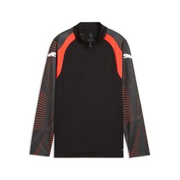 Puma Funktionsshirt 'IndividualFinal' Jungen Gr&ouml;&szlig;e 128 anthrazit / neonorange / schwarz / wei&szlig;