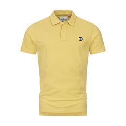 Kronstadt Poloshirt 'Imber' Herren Gr&ouml;&szlig;e S gelb / schwarz