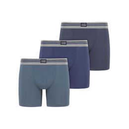 Jockey Boxershorts 'Cotton Stretch Boxer Trunk - 3 Pack' Herren Gr&ouml;&szlig;e XL royalblau