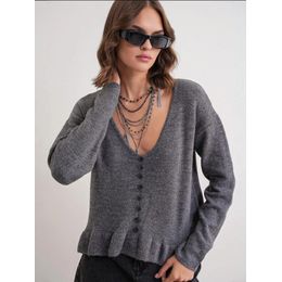 Mixray Pullover 'Pullover' Damen Gr&ouml;&szlig;e S/M dunkelgrau