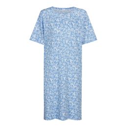 Mey Nightgown 'Flower Meadow' female size XXL Light blue / White