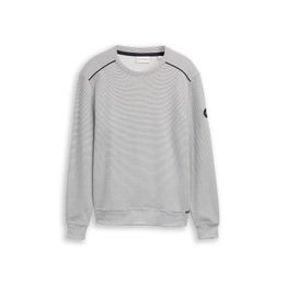 Tom Tailor Sweatshirt Herren Gr&ouml;&szlig;e L offwhite