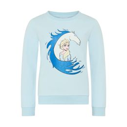 Kidsworld Sweatshirt M&auml;dchen Gr&ouml;&szlig;e 140/146 hellblau / mischfarben