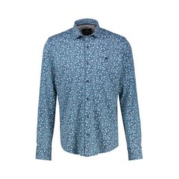 LERROS Button Up Shirt male size XXL Blue / White