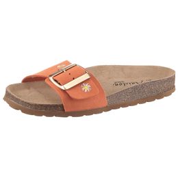 Aniston Mules female size 39 Yellow / Orange / White