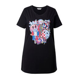 Angel of Style Shirt female size 7XL Light blue / Red / Black / White