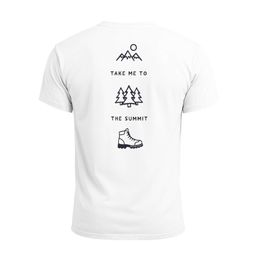 Neverless Shirt 'the summit' Herren Gr&ouml;&szlig;e XS wei&szlig;