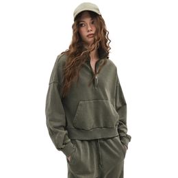 No Matter What Sweatshirt Damen Gr&ouml;&szlig;e L khaki