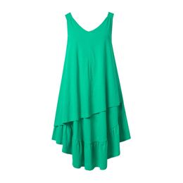 Ulla Popken Kleid Damen Gr&ouml;&szlig;e 50/52 hellgr&uuml;n Sommerkleid