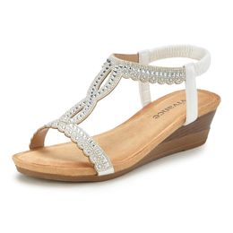 Vivance By Lascana Sandale Damen Gr&ouml;&szlig;e 40 wei&szlig;