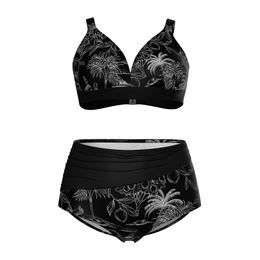 Ulla Popken Hose Damen Gr&ouml;&szlig;e 6XL schwarz / wei&szlig;