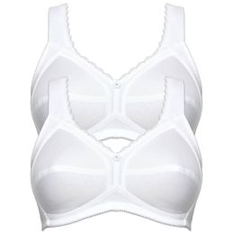 SuSa BH 'Cotton' Damen Gr&ouml;&szlig;e 85 wei&szlig;