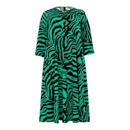 Yoek Kleid Damen Gr&ouml;&szlig;e 54/56 jade / schwarz Sommerkleid