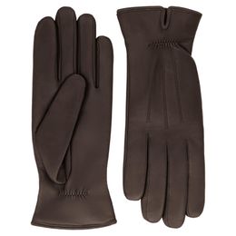 Roeckl Full Finger Gloves 'ANTWERPEN PLAIN' female size L Bordeaux / Wine red / Carmine red / Merlot / Fire red / Dark red