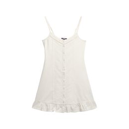 Superdry & Co Kleid Damen Gr&ouml;&szlig;e 38 wollwei&szlig; Sommerkleid