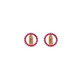 NAEMI Ohrringe Damen Gr&ouml;&szlig;e One Size gold / pink