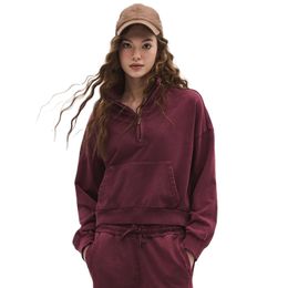 No Matter What Sweatshirt Damen Gr&ouml;&szlig;e M burgunder