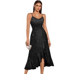 Zapaka Cocktailkleid Damen Gr&ouml;&szlig;e 40 schwarz