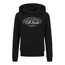Jack & Jones Jack & Jones Junior Sweatshirt 'Makoto' Jungen Gr&ouml;&szlig;e 140 schwarz / wei&szlig;
